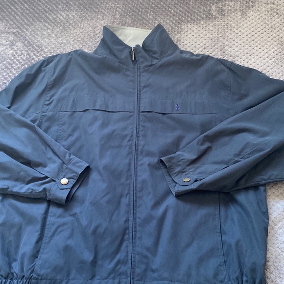 Jackets & Coats | Izod Outerwear Light Weight Jacket Xl Blue | Poshmark